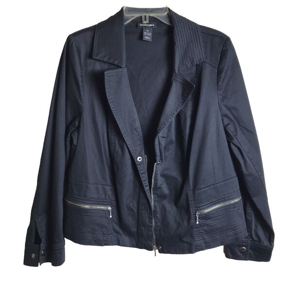 Lane Bryant | Jackets & Coats | Lane Bryant Womens Black Moto Style ...